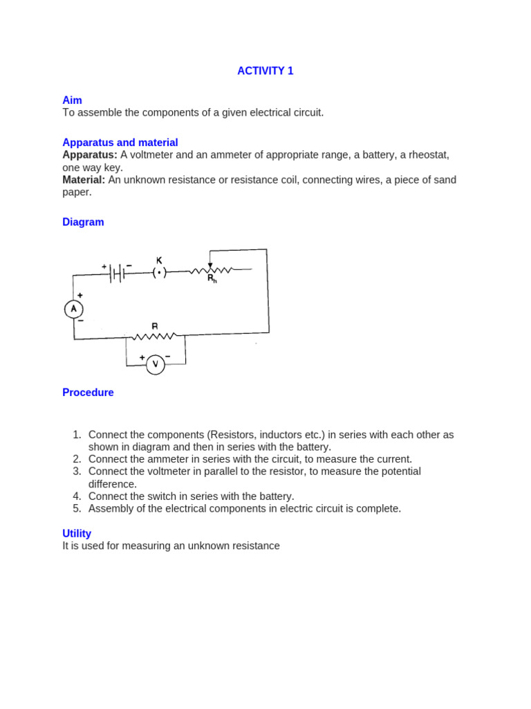 Activity 1 | PDF | Teaching Methods & Materials | Science & Mathematics