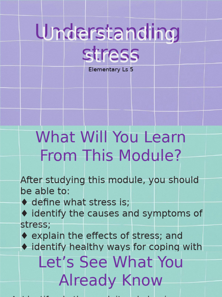 Understanding Stress | PDF | Stress (Biology) | Occupational Burnout
