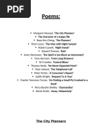 The Poems of Nakahara Chuuya | PDF