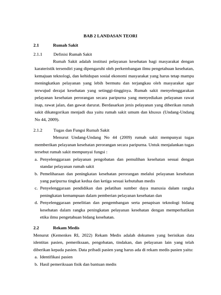 Bab 2 Landasan Teori | PDF