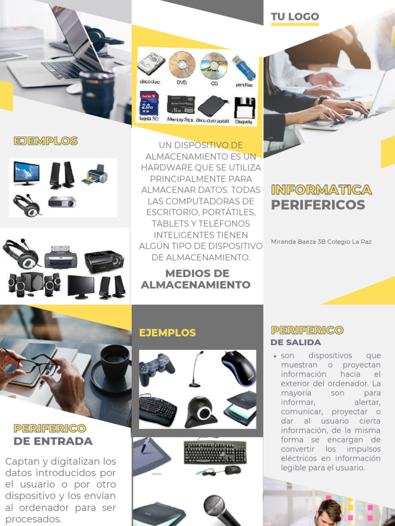 Folleto Brochure de Servicios Empresa Profesional Amarillo | PDF
