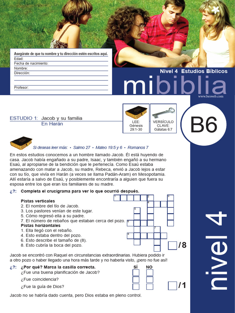 Level4 B6es | PDF | Jacob | Rachel