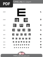 Tumbling E Chart | PDF