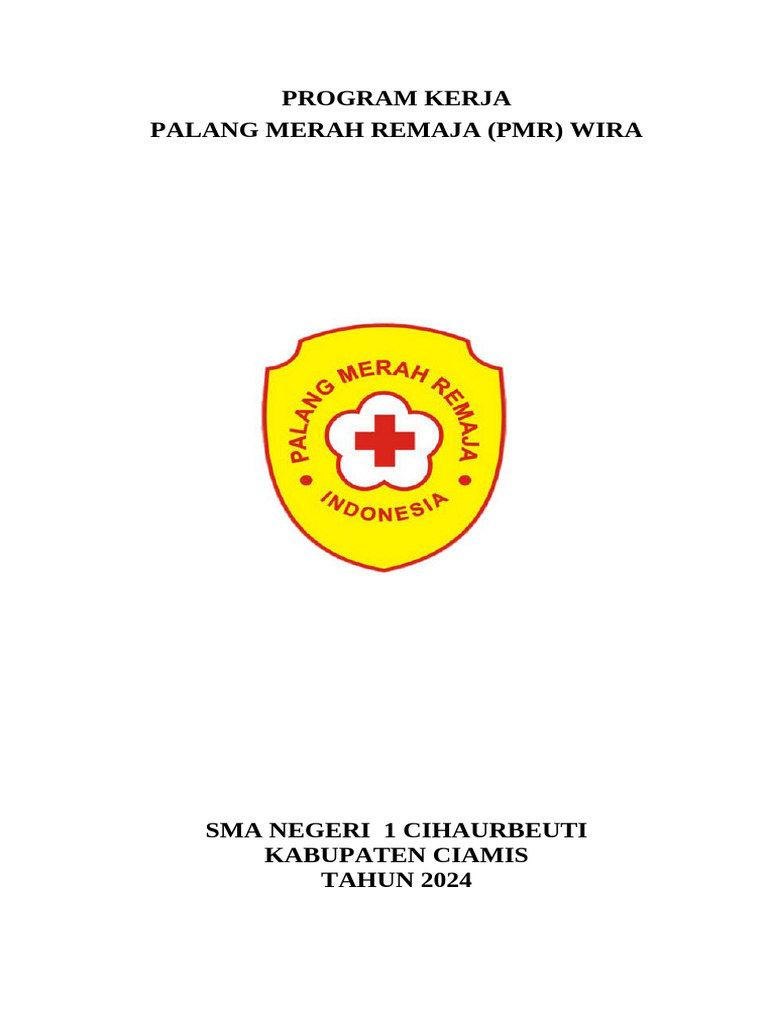 Rencana Kerja PMR Wira SMA 2024/2025 | PDF