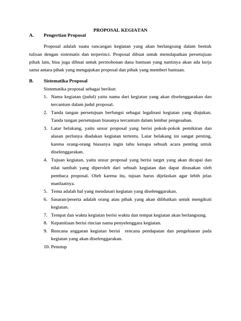 Materi Ajar Proposal Kelas Xi | PDF | Karier & Perkembangan