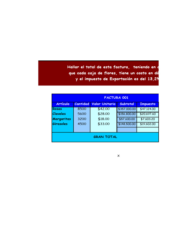 Ejercicio Practica Exel | PDF