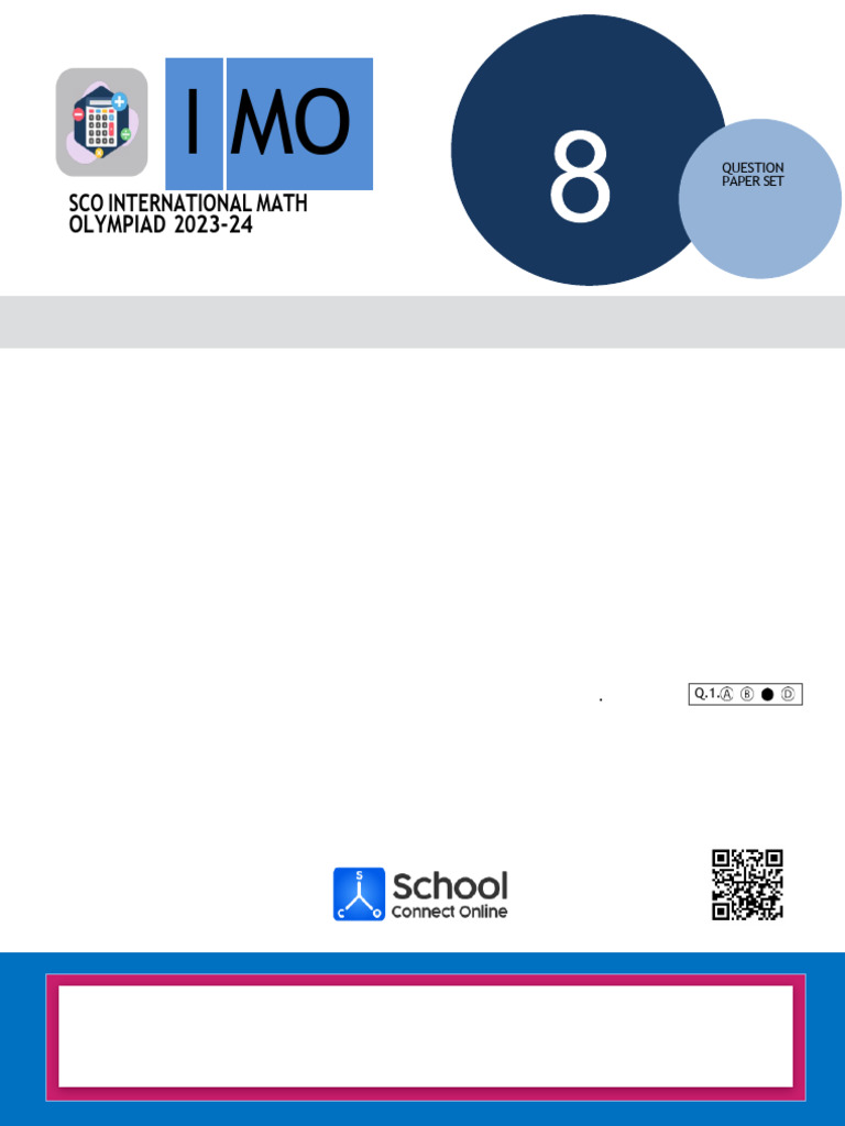 IMO Class 8 QP | PDF | Area | Elementary Geometry