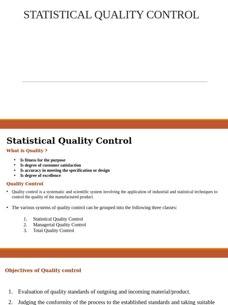 Unit-2 SQC Tools | PDF | Spinning (Textiles)