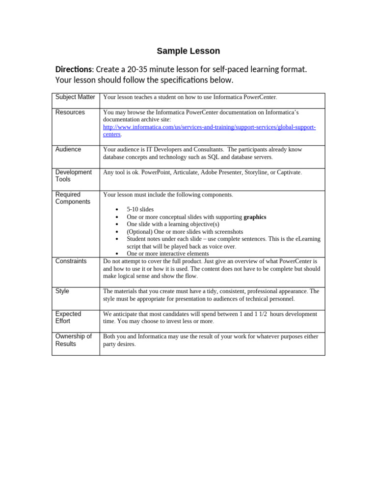 05 Sample Lesson Exercise | PDF | Computers