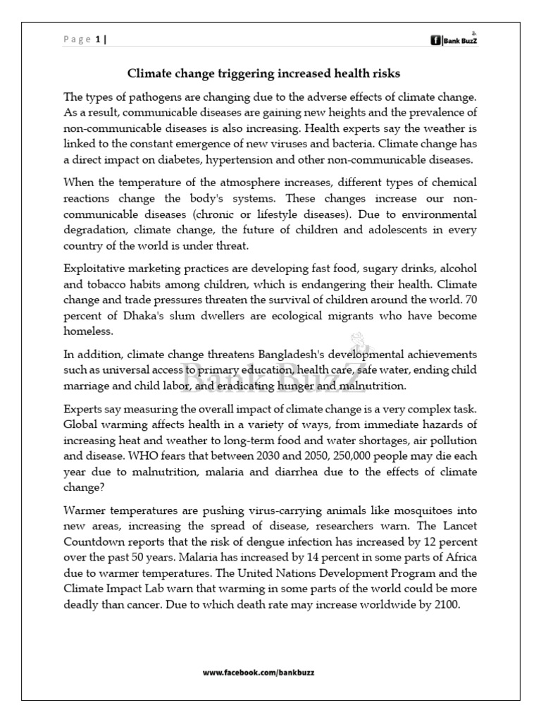 Random Newspaper Reading | PDF | Solar Power | Climate Change