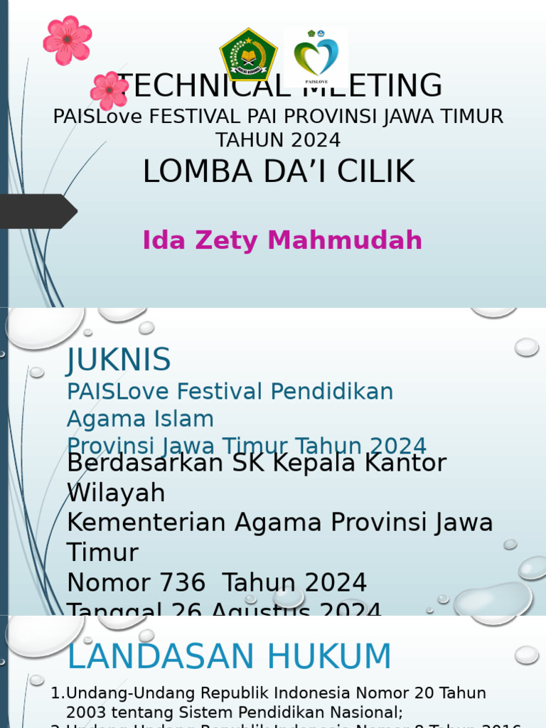TM LOMBA DACIL PAISLove FEDSTIVAL PAI 2024 | PDF | Karier & Perkembangan