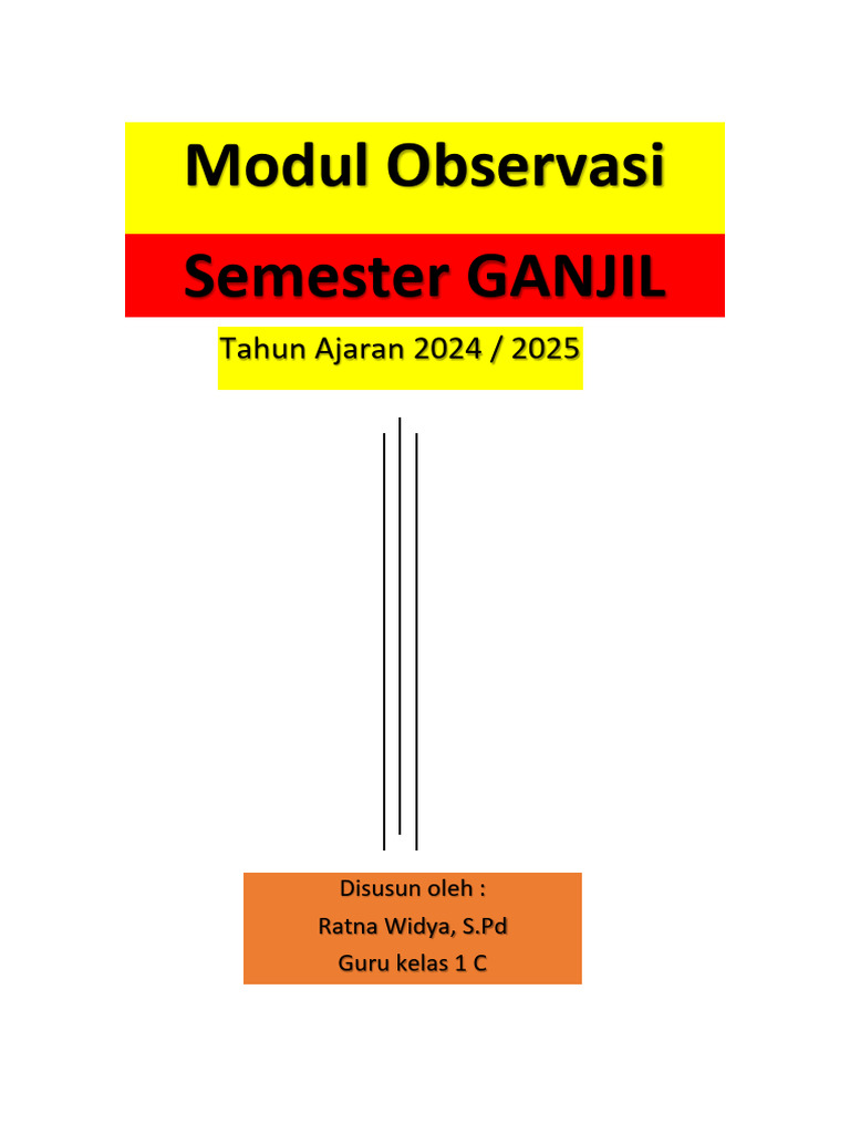 Modul Observasi Ganjil 1 C | PDF