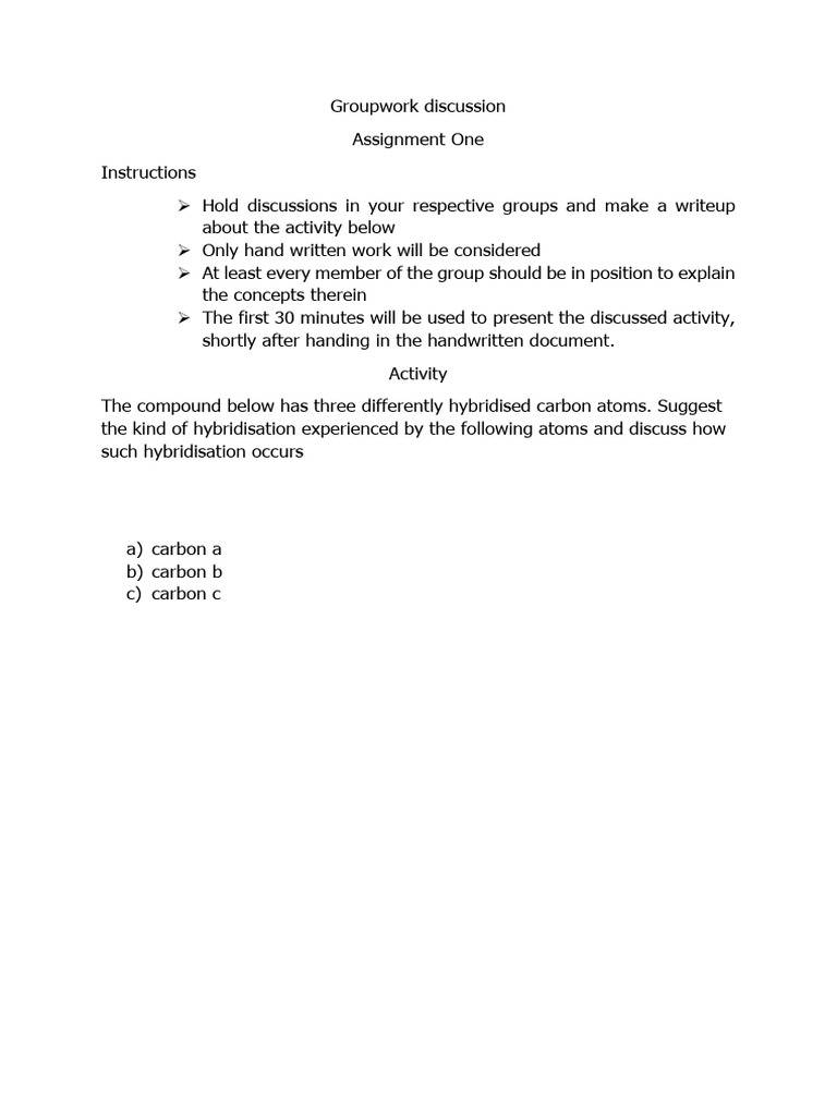 Groupwork Discussion | PDF