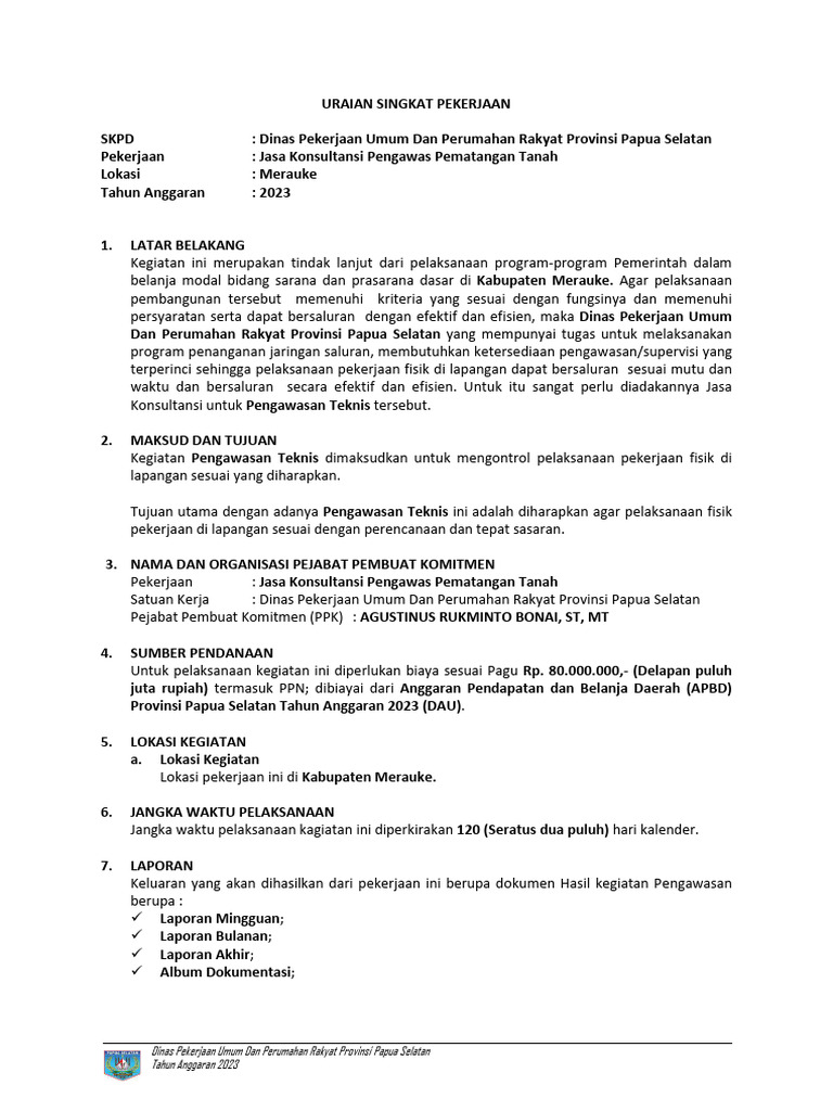 Uraian Singkat | PDF