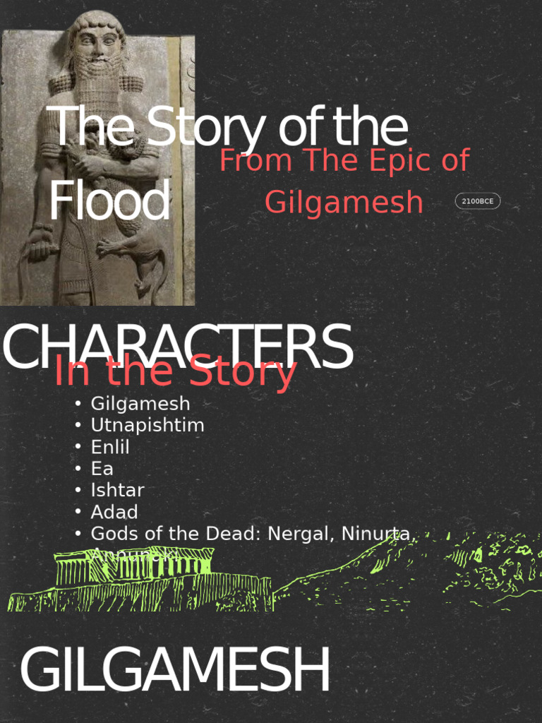 Epic of Gilgamesh: The Flood Story | PDF | Ancient Near East | Ancient ...
