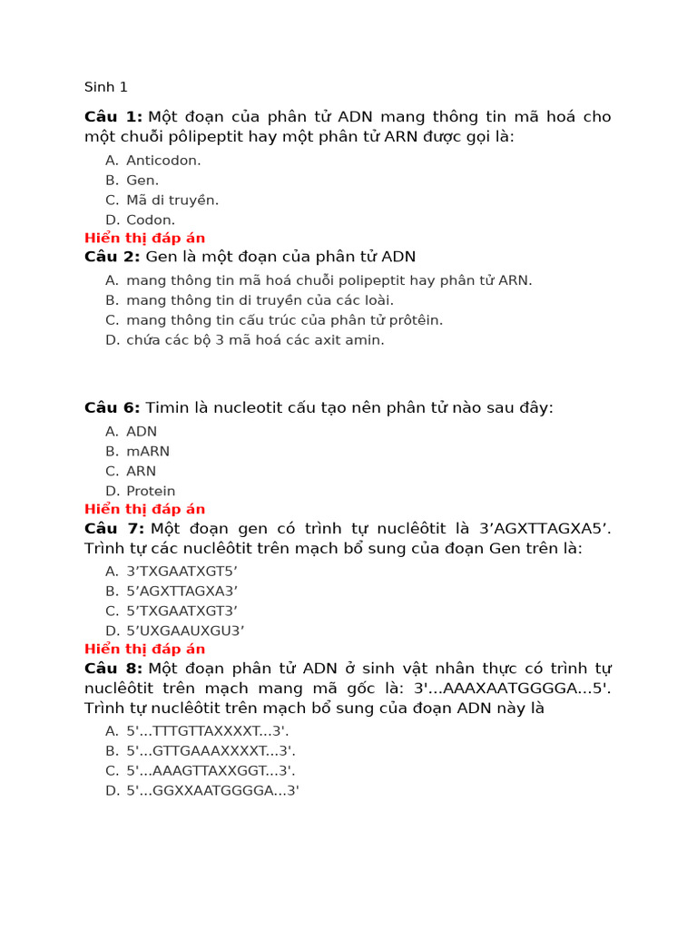 A Sinh1 | PDF