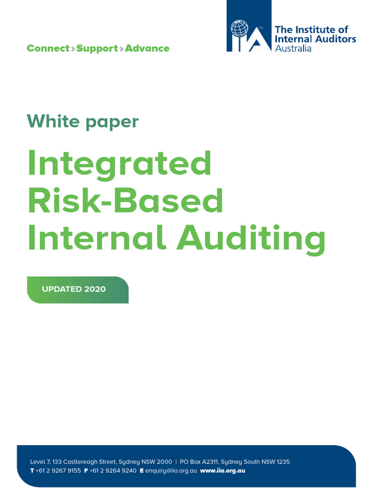 Integrated Risk-Based Internal Auditing | PDF | Internal Audit | Audit