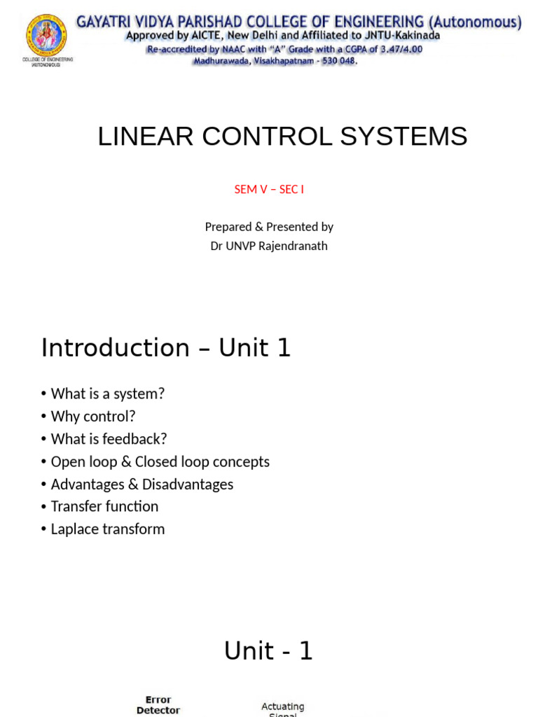 LCS - Unit 2 - Rajendranath | PDF | Electric Motor | Torque