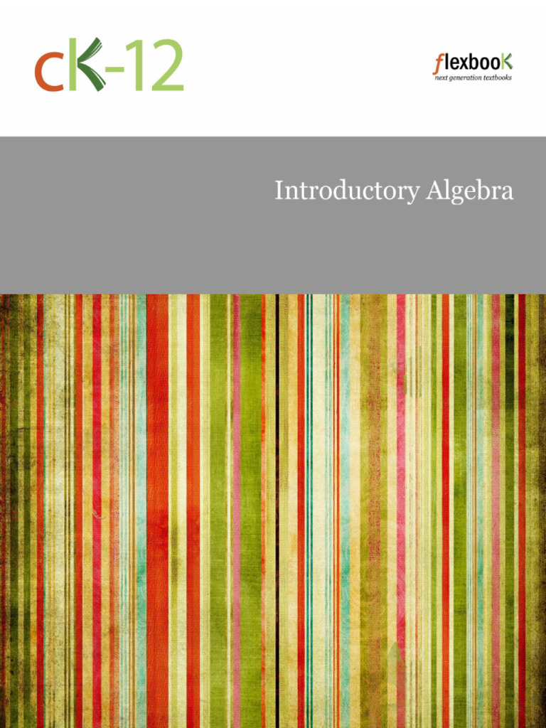 SCC Introductory Algebra Book Spring 2013 | PDF | Numbers | Multiplication