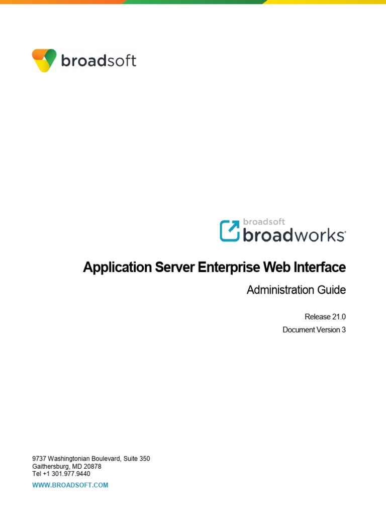 BW ASEnterpriseWebInterfaceAdminGuide R210 | PDF | World Wide Web | Internet & Web