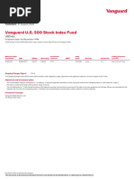 VOO-Vanguard S&P 500 ETF - Vanguard | PDF | Investment Fund | Exchange Traded Fund