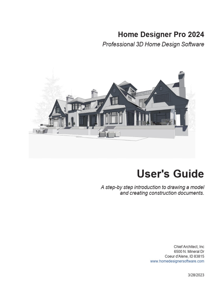 Home Designer Pro 2024 Users Guide | PDF | Installation (Computer ...