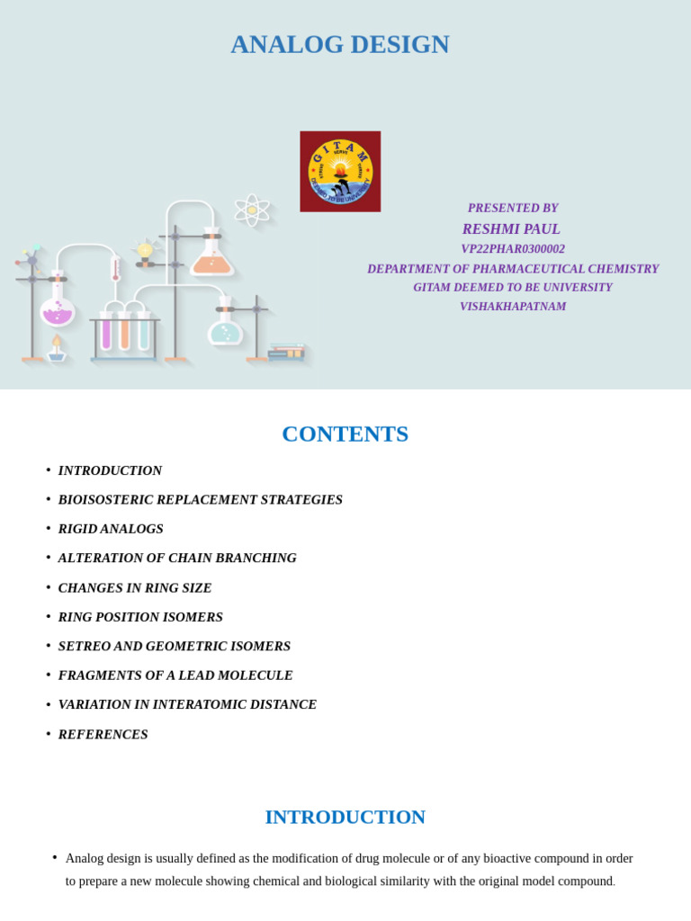 Analog Design | PDF | Isomer | Functional Group