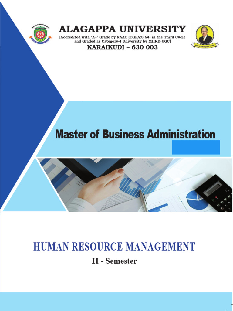 Master of Business Administration 317 25: Human Resource Management | PDF | Human Resource ...