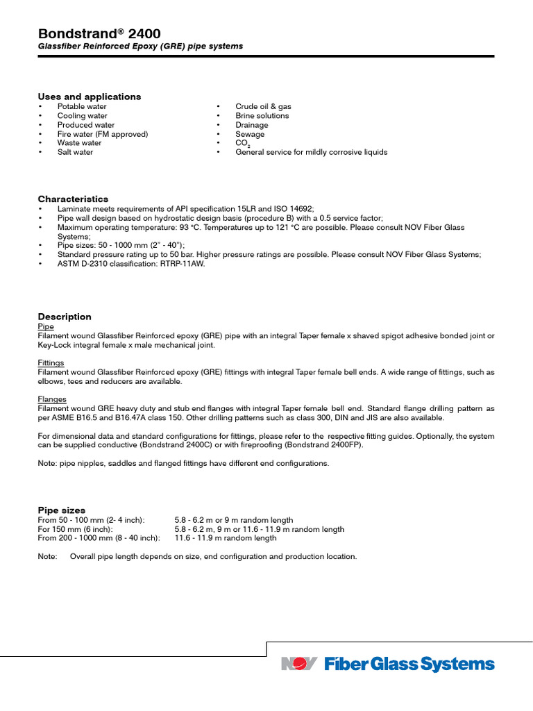BS 2400 Product Data Podpisany | PDF | Pipe (Fluid Conveyance ...