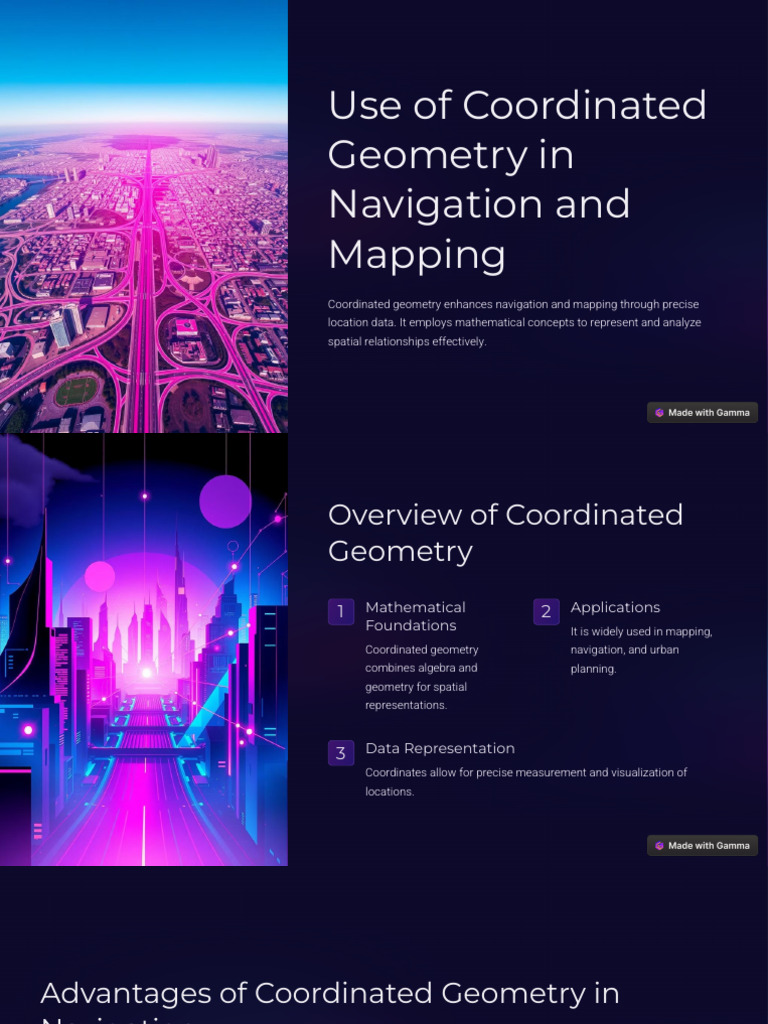 Use of Coordinated Geometry in Navigation and Mapping | PDF ...