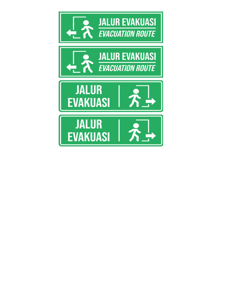 Gambar Jalur Evakuasi | PDF