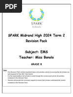 EMS Grade 8 Term 3 Subject Prep 2025 | PDF | Business | Economies