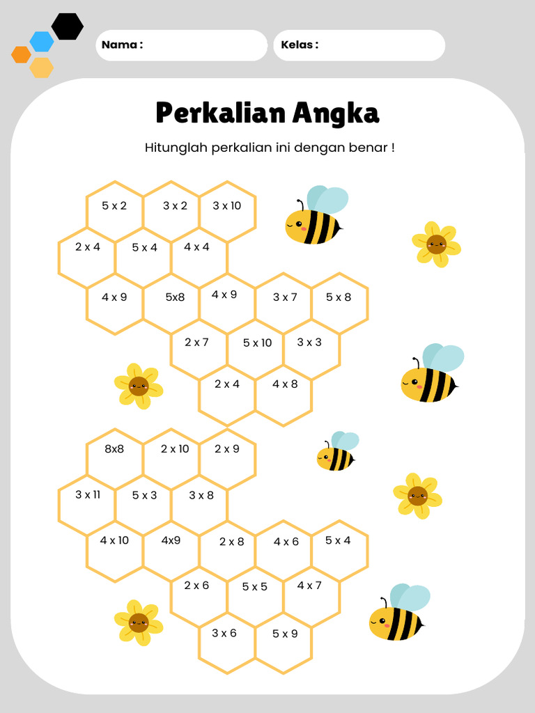 LKPD Perkalian Kelas 3 SD Semester 1 | PDF