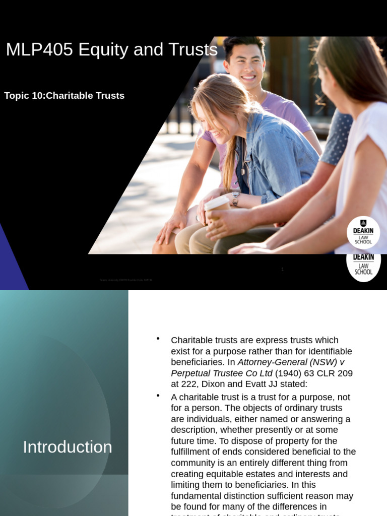 Understanding Charitable Trusts in Australia | PDF | Charitable ...