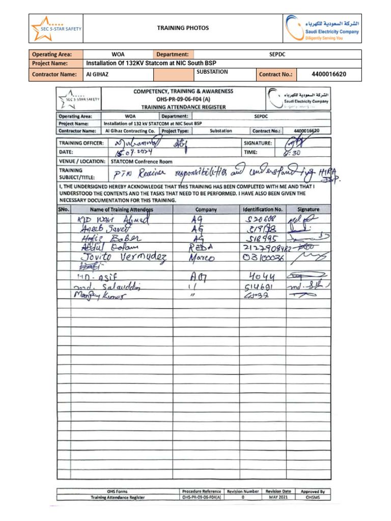PTW RA JSP Training Overview | PDF
