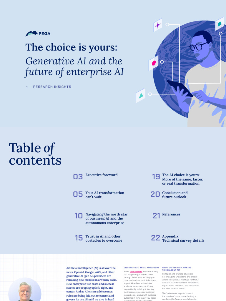 Pega's AI Transformation Insights 2024-2025 | PDF | Artificial Intelligence | Intelligence (AI ...