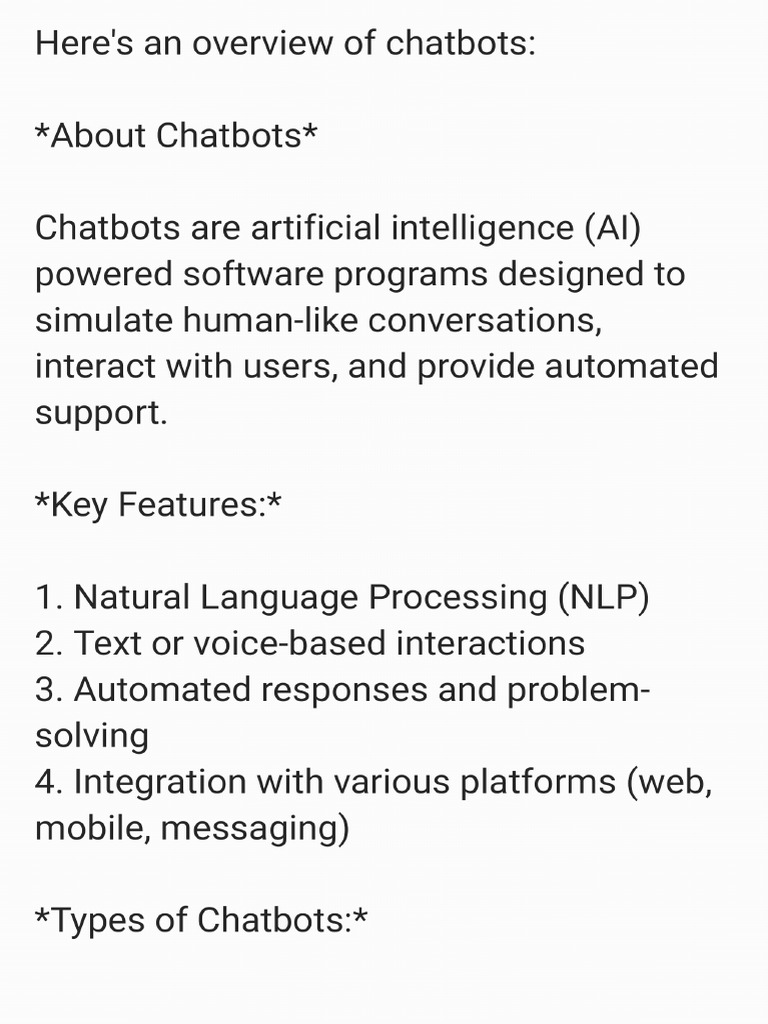 Chat Bots | PDF