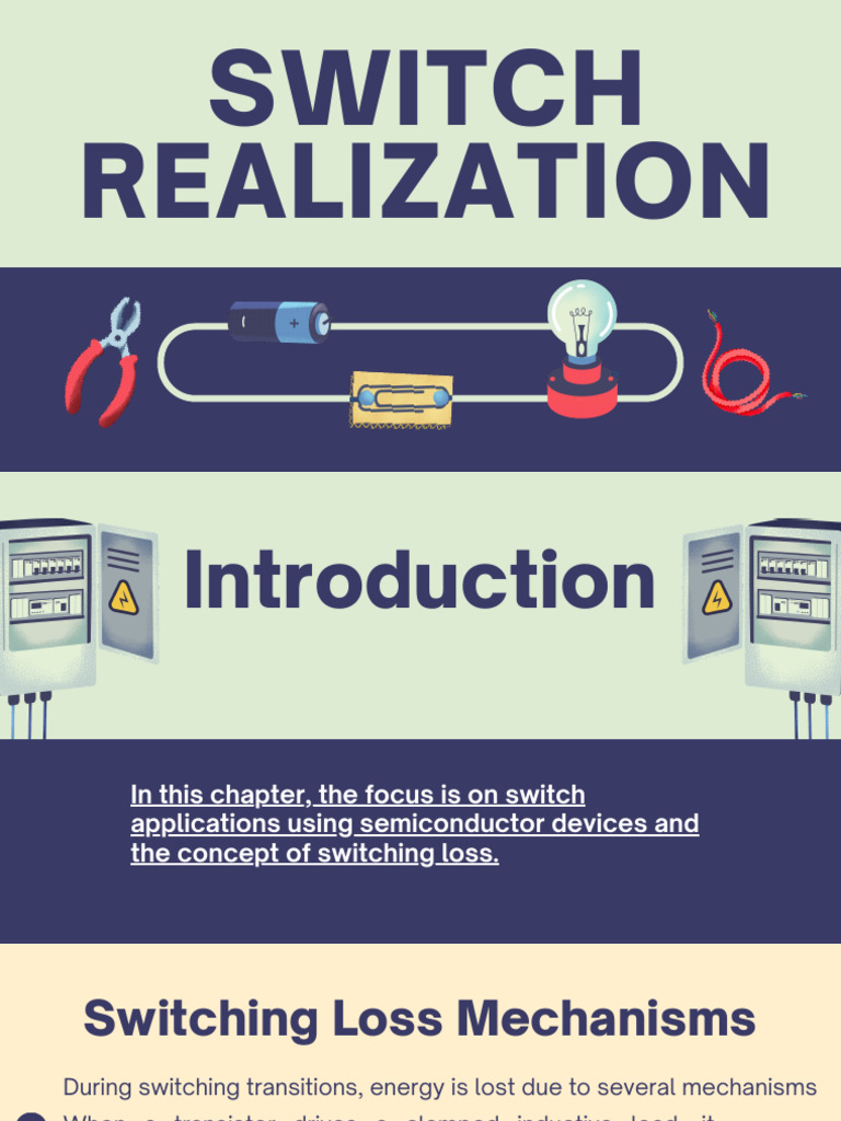 Switch Realization | PDF | Rectifier | Transistor