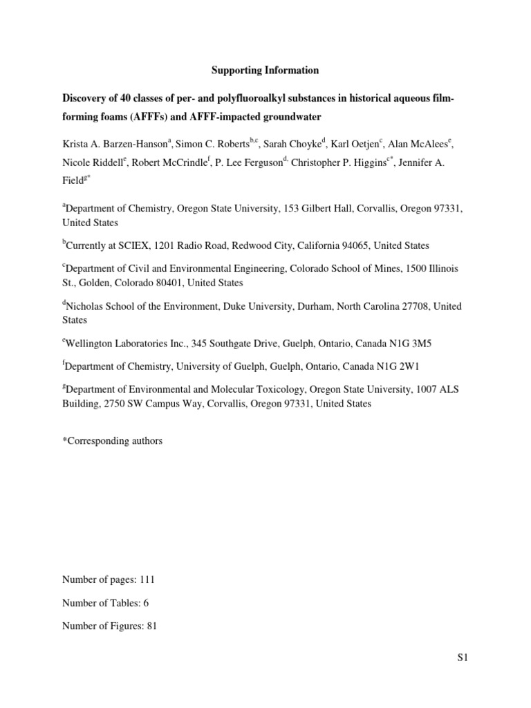 Barzen-Hanson&Jennifer 2017 EST Discovery of 40 Classes of Per - and ...