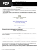 ICJ Statute: Court Organization | PDF | Judgment (Law) | International Law