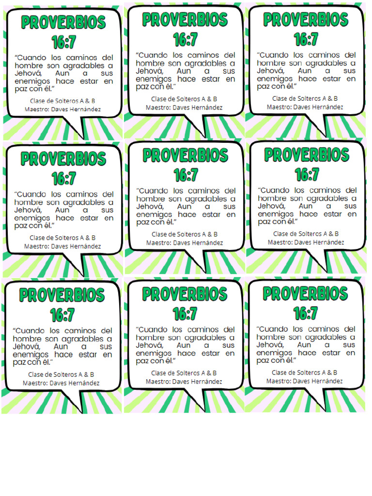 Prov 16.7 | PDF