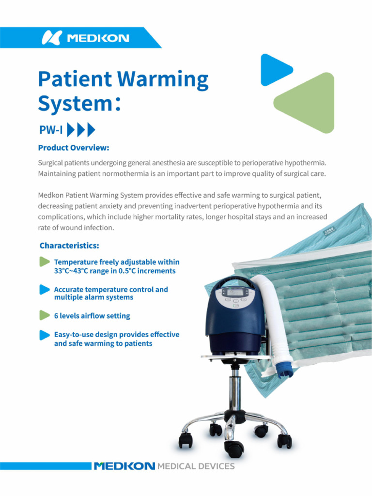Medkon Patient Warming System PW-I - EN | PDF