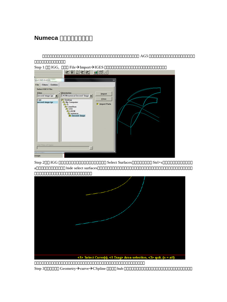 Numeca 画网格快速入门教程 | PDF