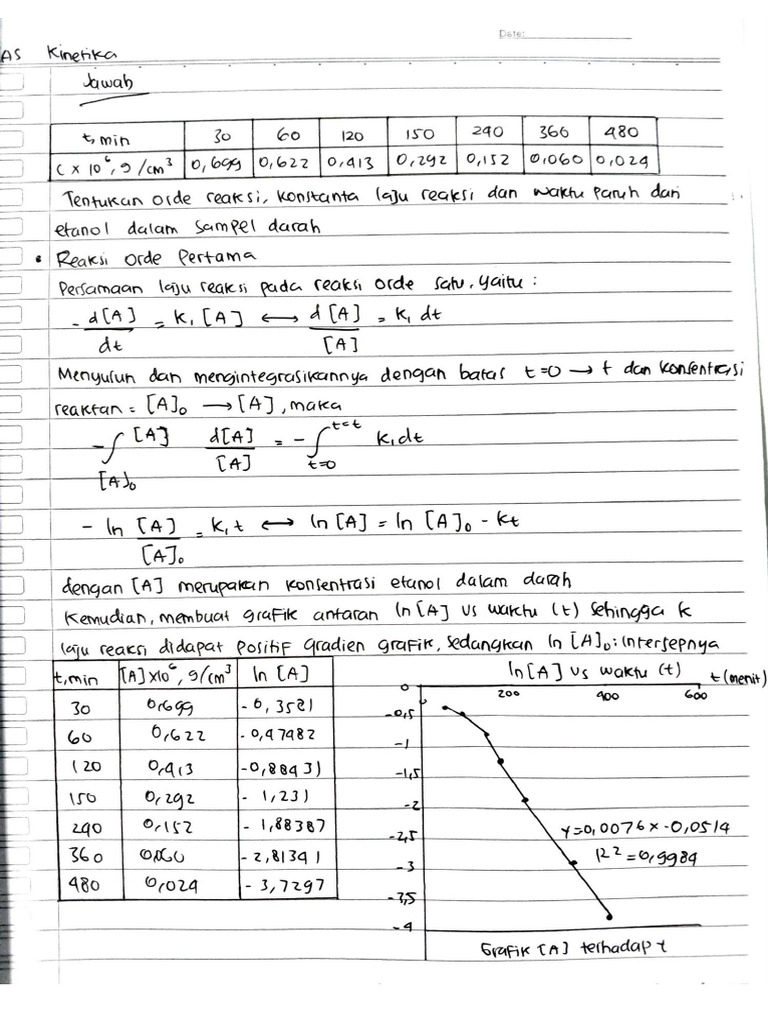 UAS Kinetika - Trie RF | PDF