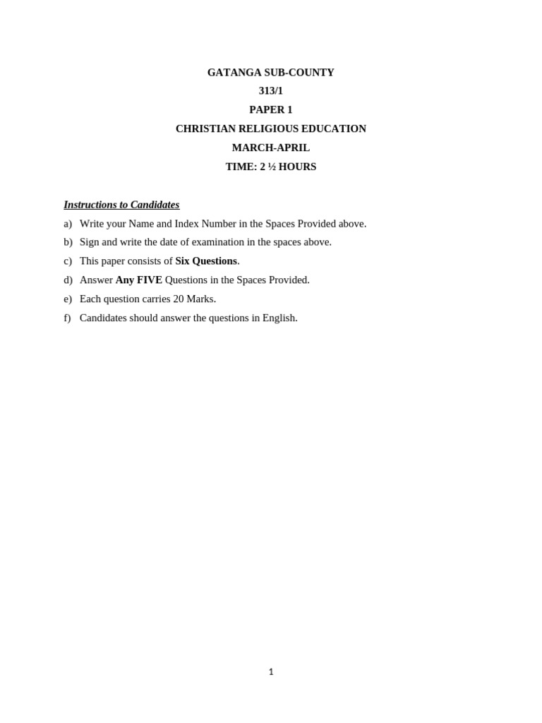 Cre PP1 | PDF | Yahweh | Abraham