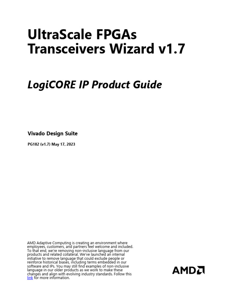 pg182 Gtwizard Ultrascale | PDF | Field Programmable Gate Array | Electronics