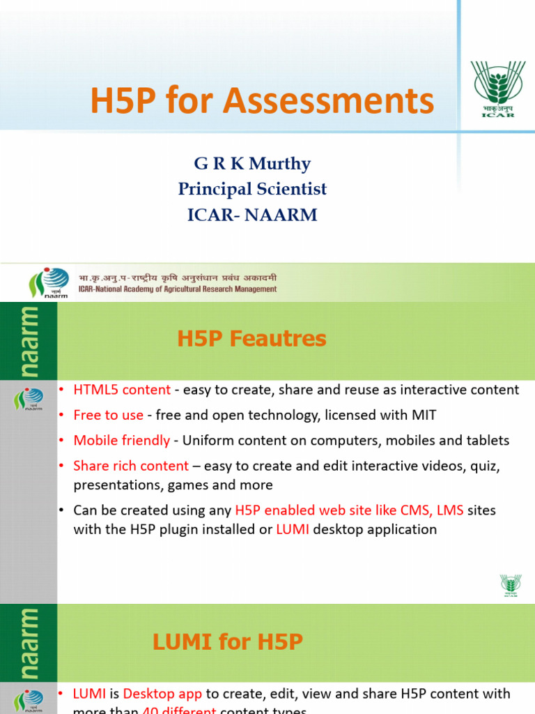 W 3 - H5P For Assessment | PDF | Application Software | Computer File