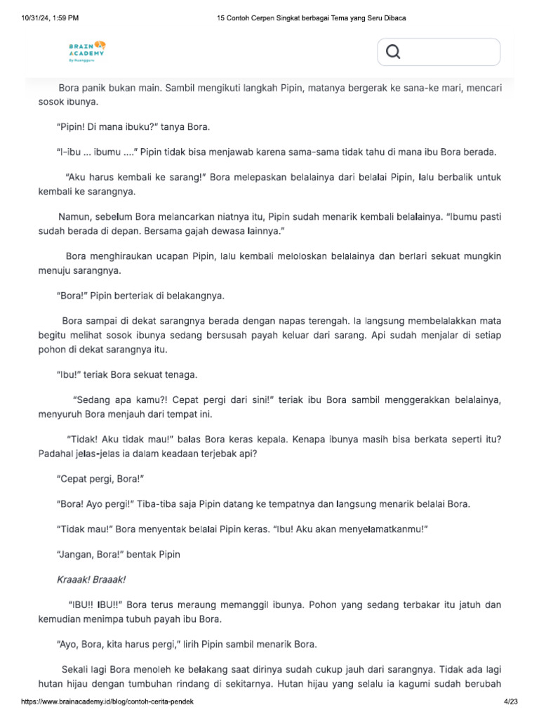 Jenis-Jenis Cerpen Part 2 | PDF