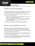 A Guide To Studying and Completing Open-Book Exams | PDF | Plagiarism ...