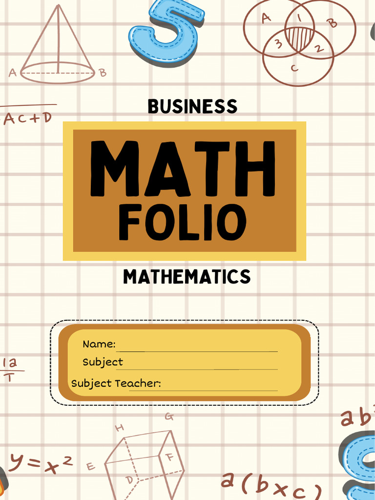 Math Folio for Business Class | PDF